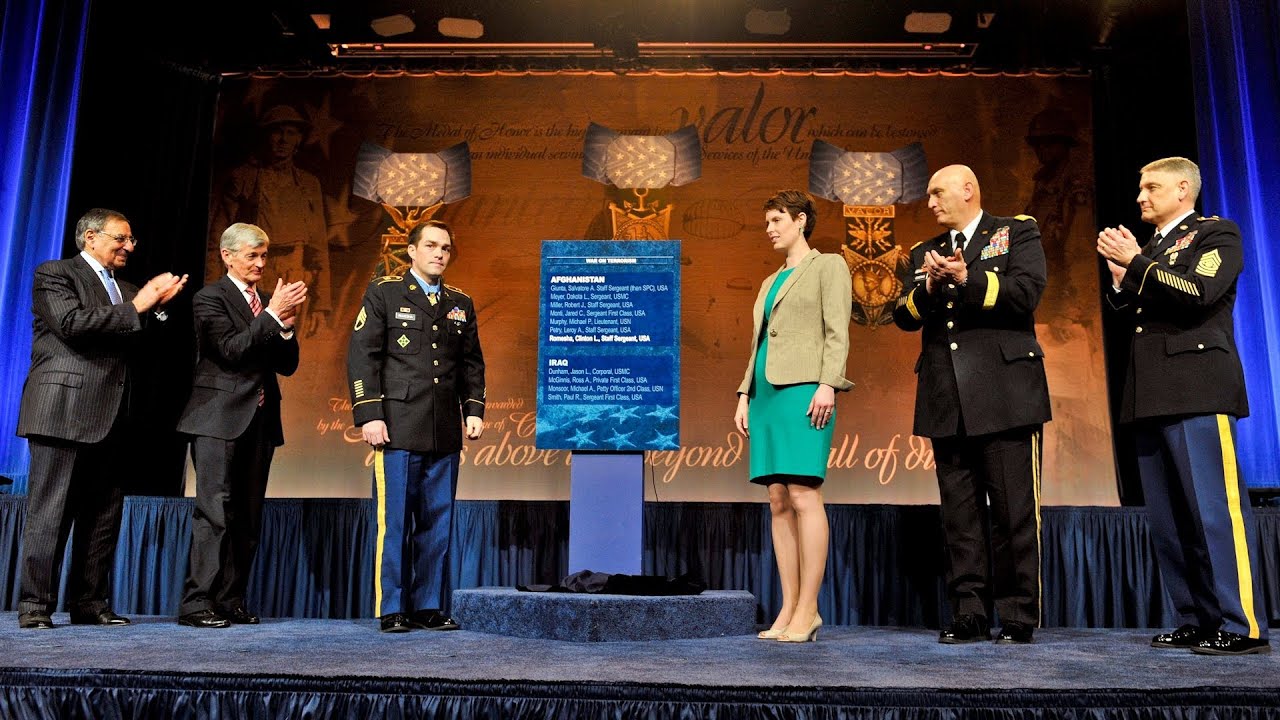 Clinton Romesha's Hall Of Heroes Ceremony - YouTube