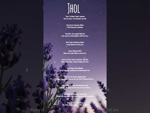 Jhol song lyrics with English translation #youtubeshorts #shorts #fyp ...