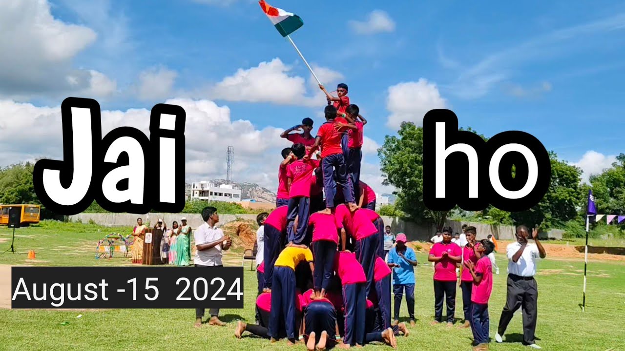 Jai ho slumdog song / August -15 2024 celebration vidvas school - YouTube