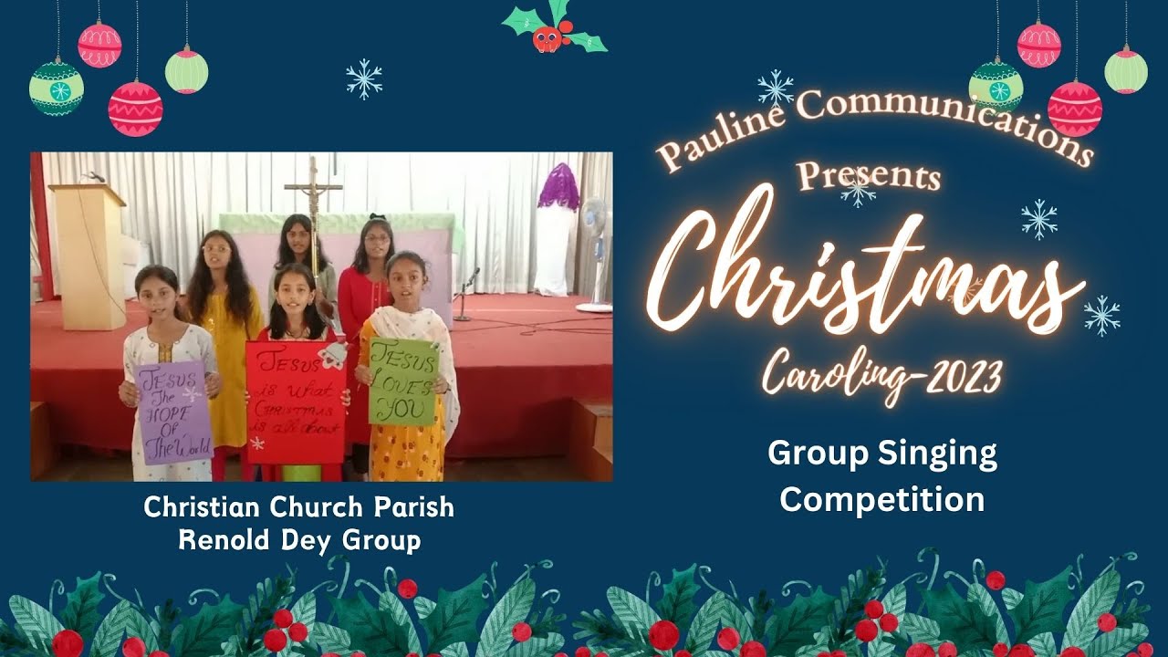 Christmas Caroling Competition-2023 | Group Singing | Christmas Carols ...