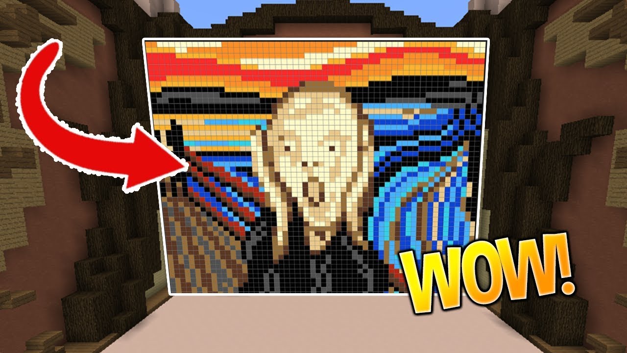 THE SCREAM (Minecraft Build Battle) - YouTube