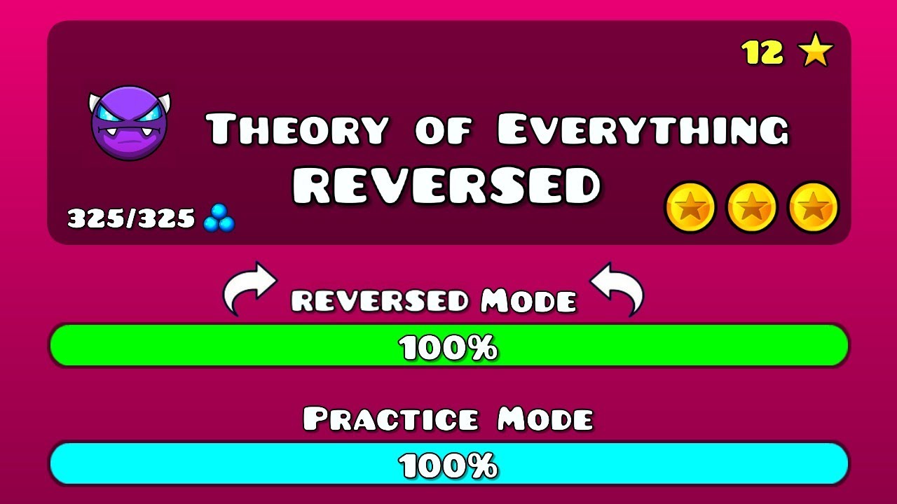 Theory Of Everything, But In Reverse! | Geometry Dash - YouTube