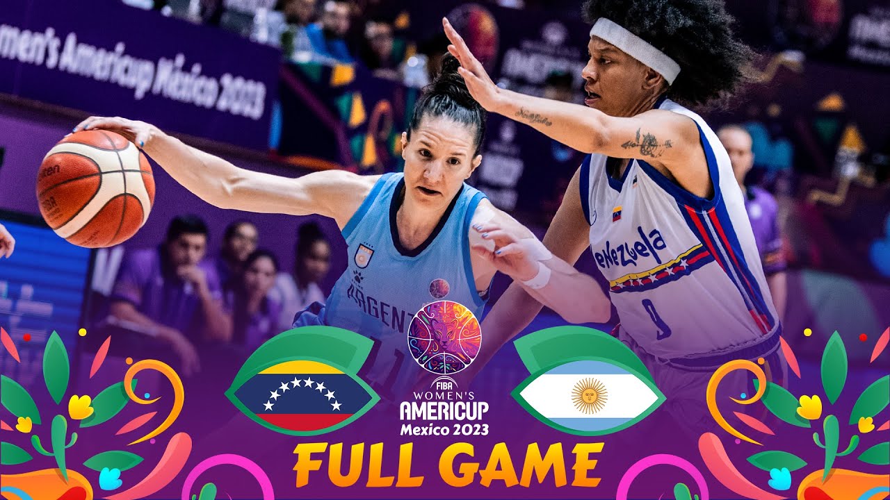 Venezuela v Argentina | Full Basketball Game | FIBA Women's AmeriCup 2023 - YouTube