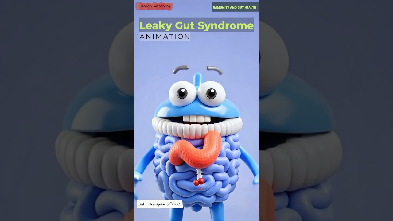 Leaky Gut Syndrome Animation | Digestive System | Immunity and Gut ...
