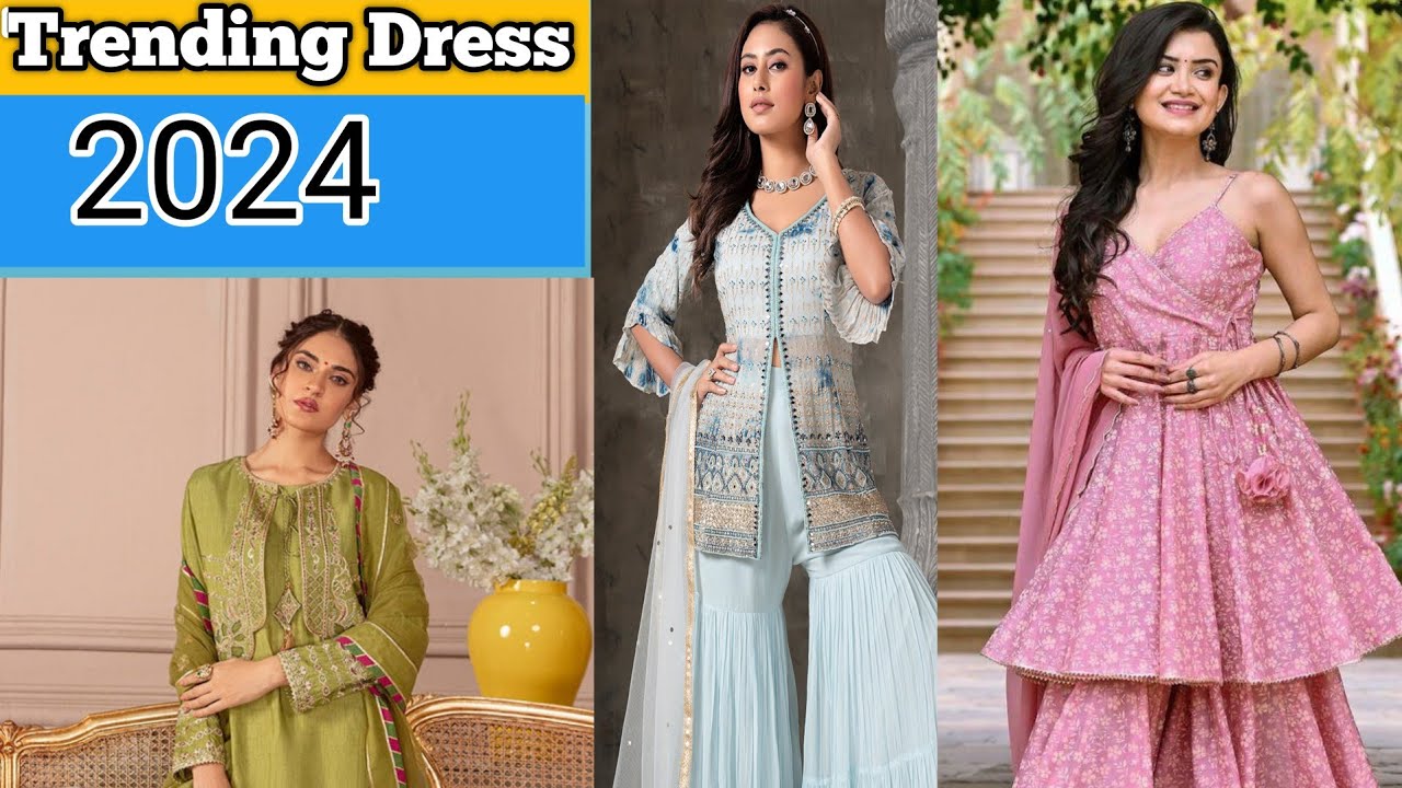 Trending Dress 2024 New Fashion || New Design Dress Trending - YouTube