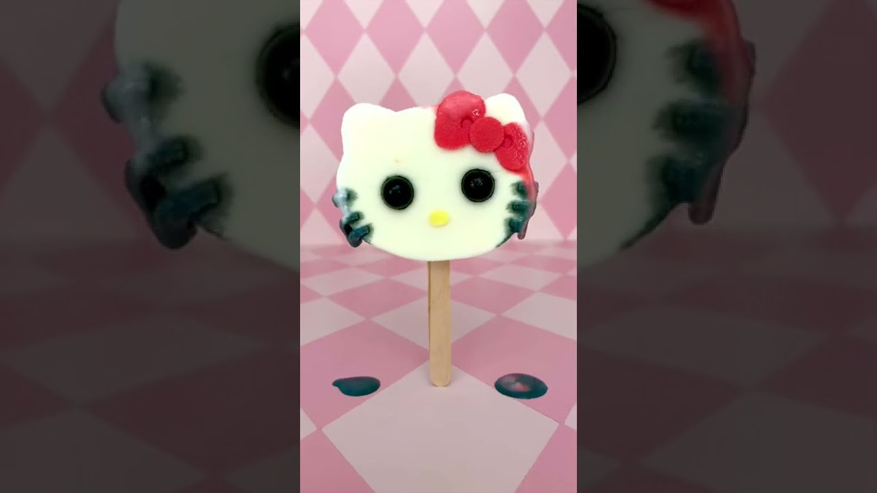 The Melting Hello Kitty Popsicle #shorts - YouTube