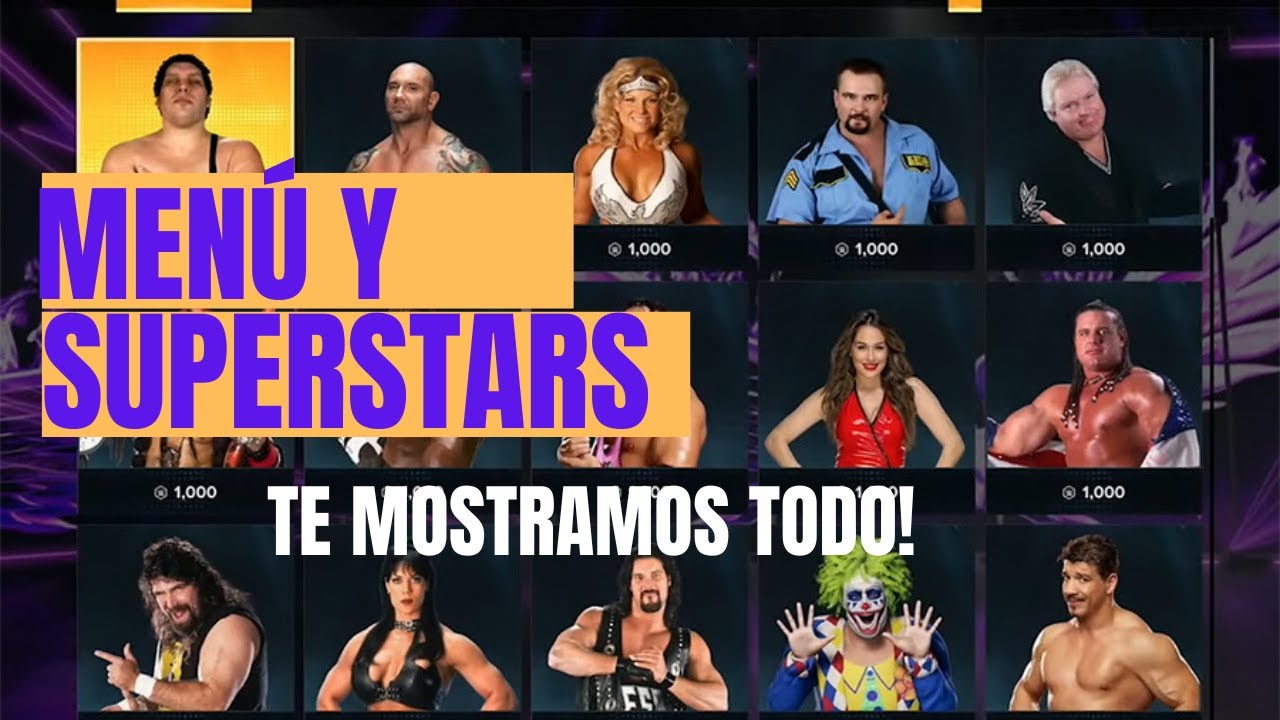 Te muestro el menú y OVR de las Superstars de Wk23! - YouTube