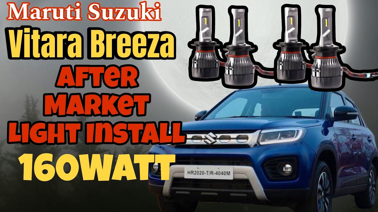 Maruti Suzuki Breeza || Install After Market Led Light's || Pulozone ...