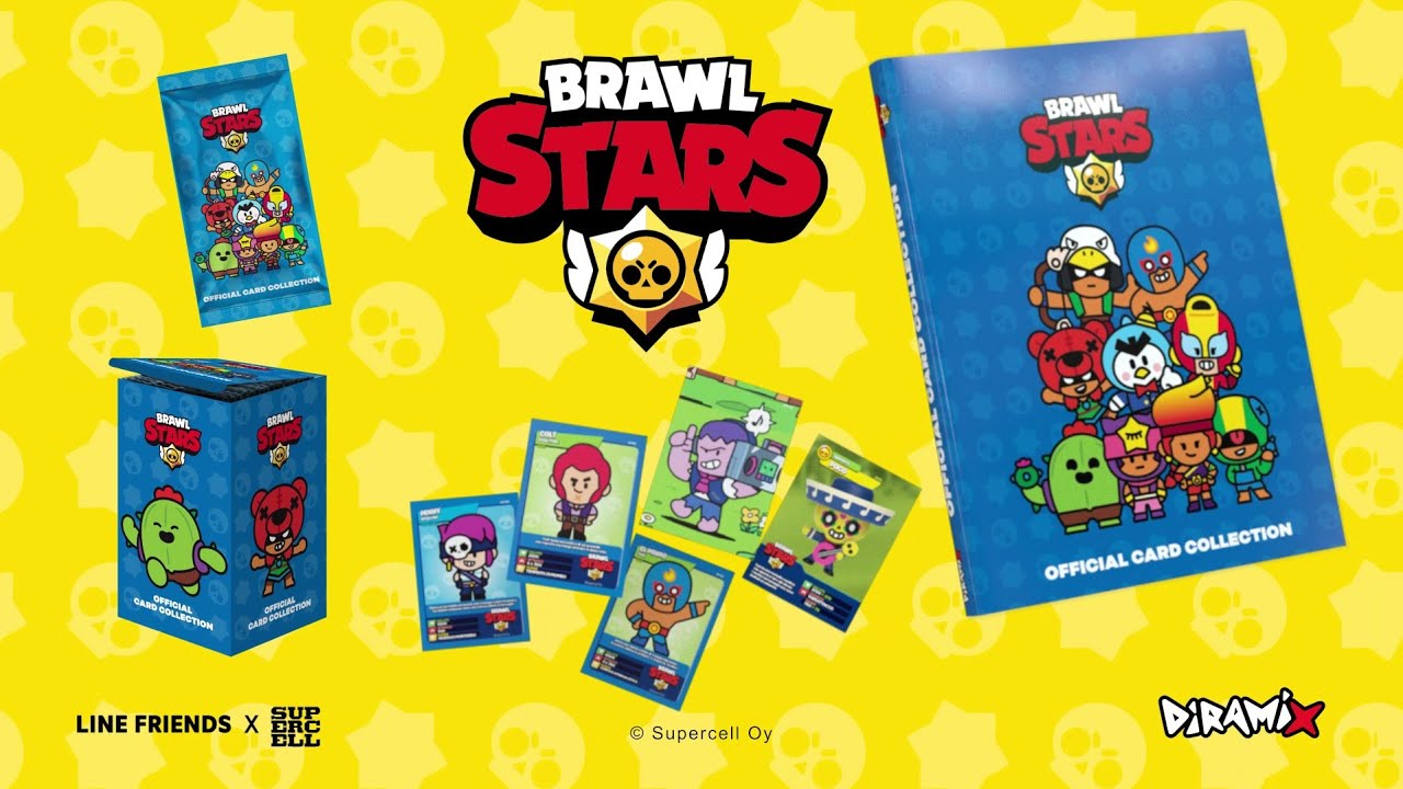 BRAWL STARS Official Card Collection - YouTube