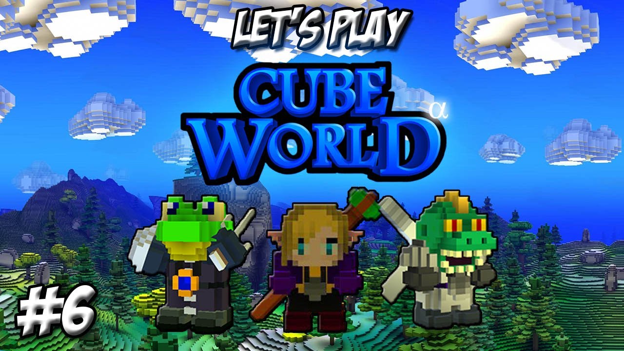 Cube World - Part 6 - First Castle and Leeroy Jenkins - YouTube