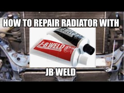How to repair a radiator using JB Weld - YouTube