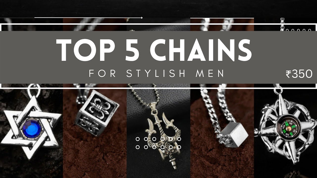 TOP 5 CHAINS FOR STYLISH MEN UNDER ₹350/TRENDING CHAINS#tfi - YouTube