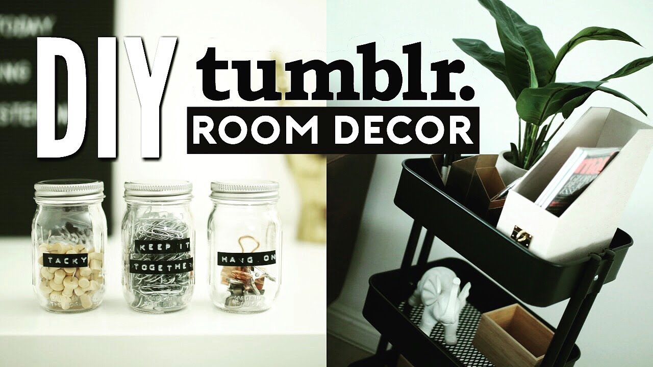 Back To School DIY Room Decor + Organization! (Tumblr Inspired) 2017 💡🔨 ...