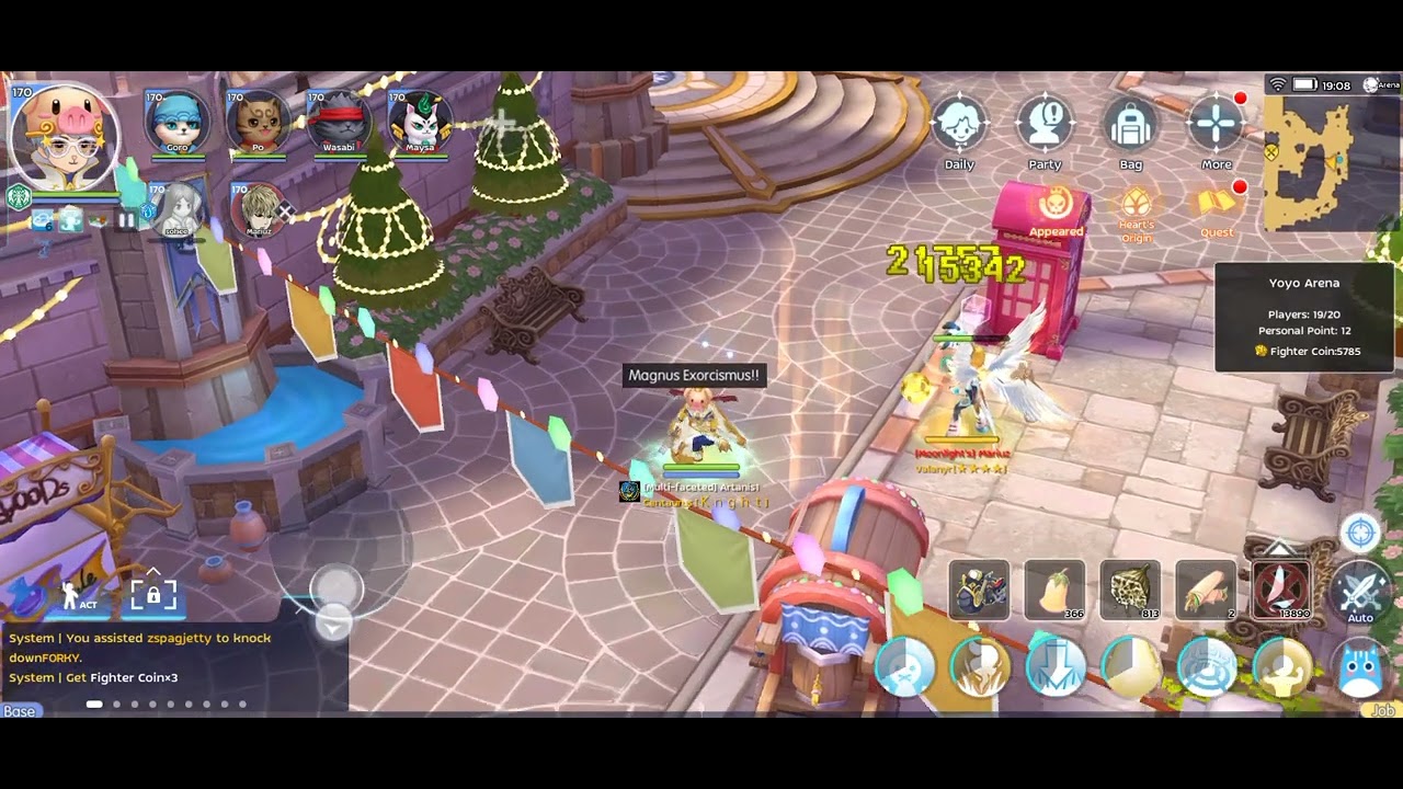 DPS saint magic crit magnus PVP Ragnarok mobile - YouTube