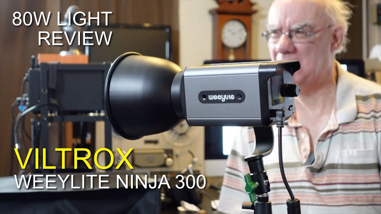 Viltrox Weeylite Ninja 300 80w LED light Review - YouTube