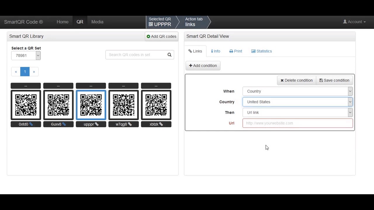 QR code content depending on country where you scan - YouTube