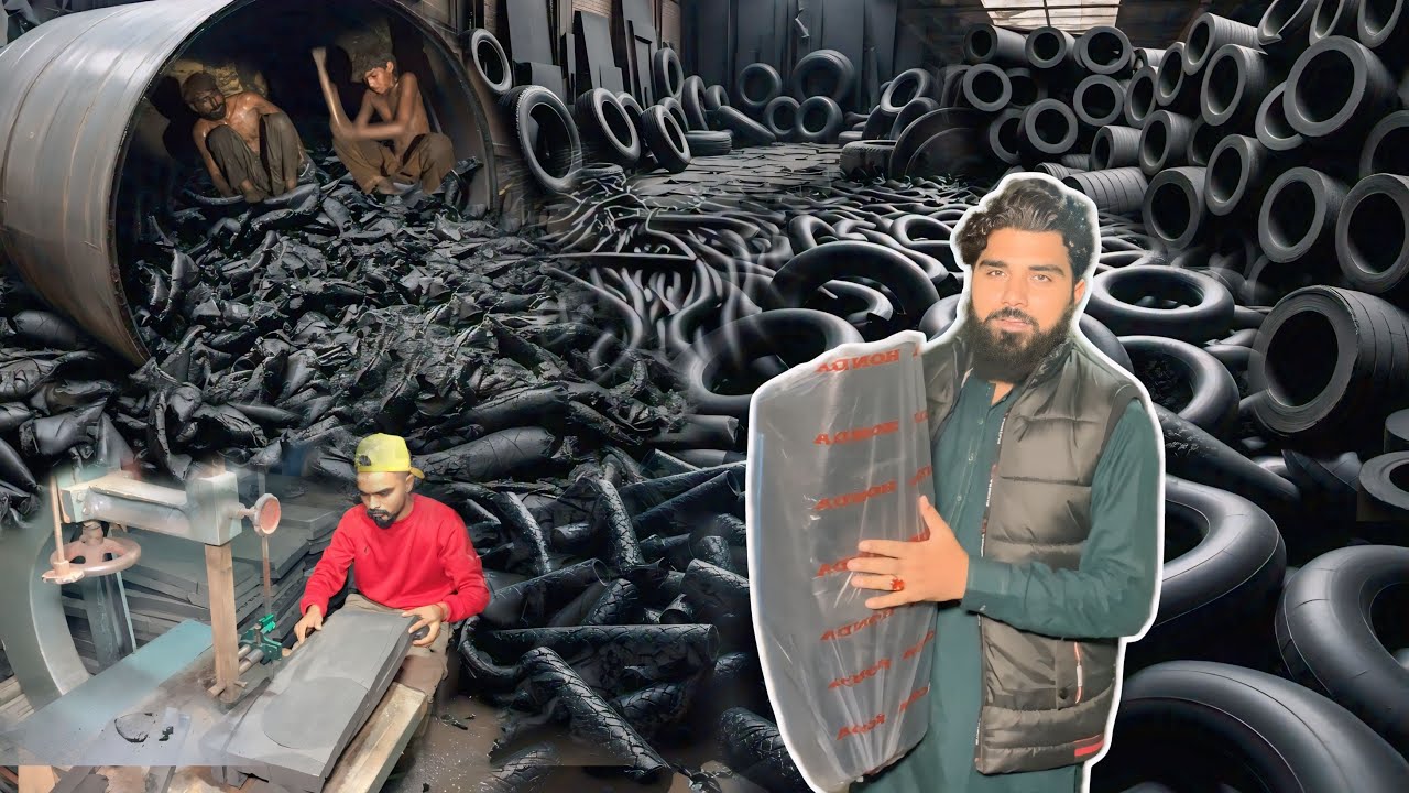Bike seat banane ka tarika!! How bike seats are made in a factory! Seat ...