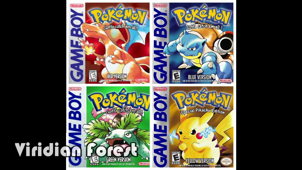 Pokémon Red/Blue/Green/Yellow Soundtrack - YouTube