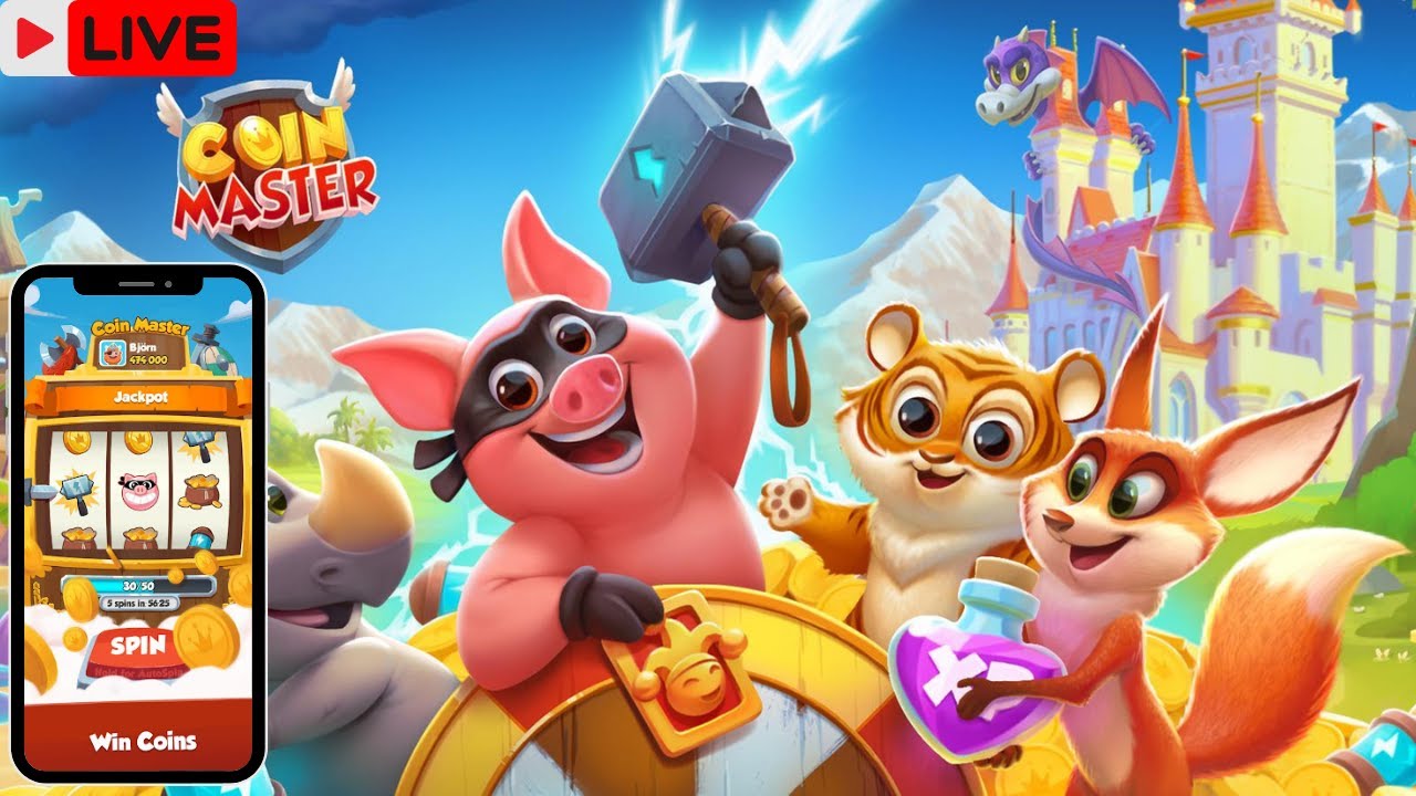 Coin Master Gameplay Live || Coin Master Level 1 || First Day Coin ...