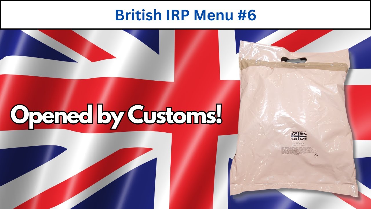Inside a British MRE Menu 6 #mrereview - YouTube