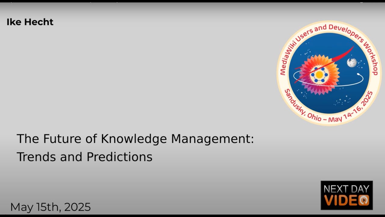 "The Future of Knowledge Management: Trends and Predictions" - Ike ...