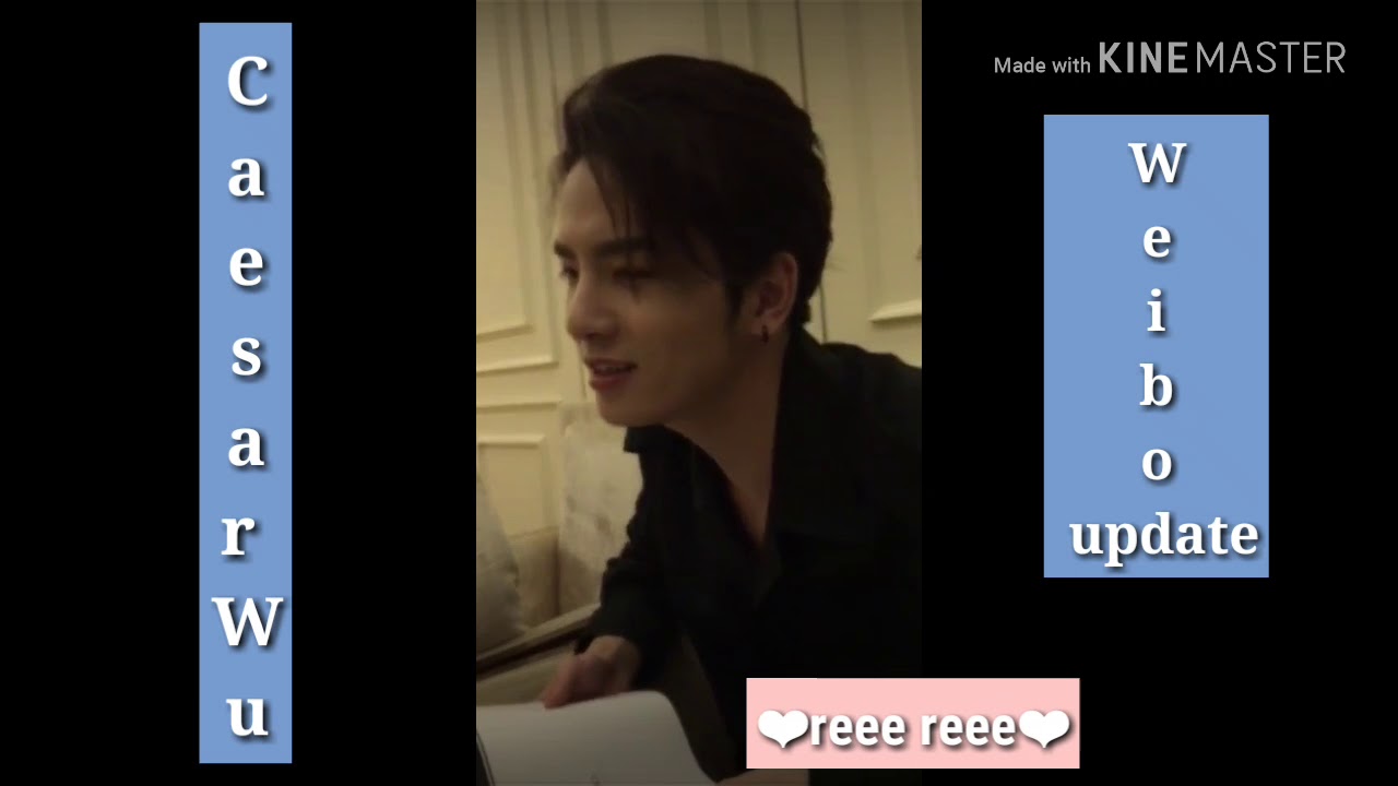 Caesar Wu Singing Weibo Update 100318 Meteor Garden 2018 - YouTube