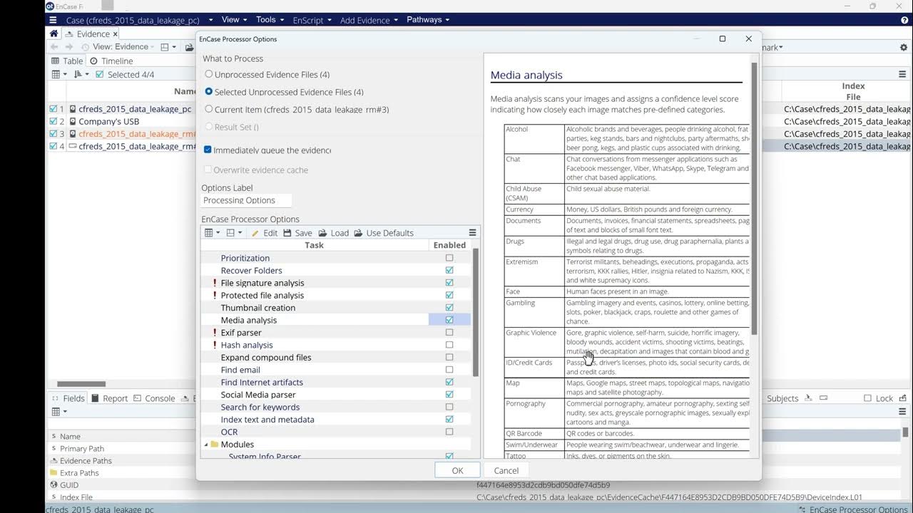 Digital Forensic Investigation Case in OpenText EnCase 23 | Evidence Processor - YouTube