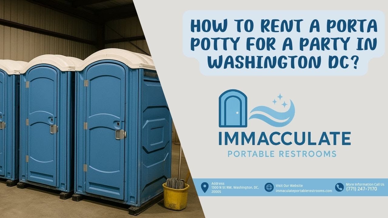 How To Rent A Porta Potty For A Party in Washington DC? - YouTube