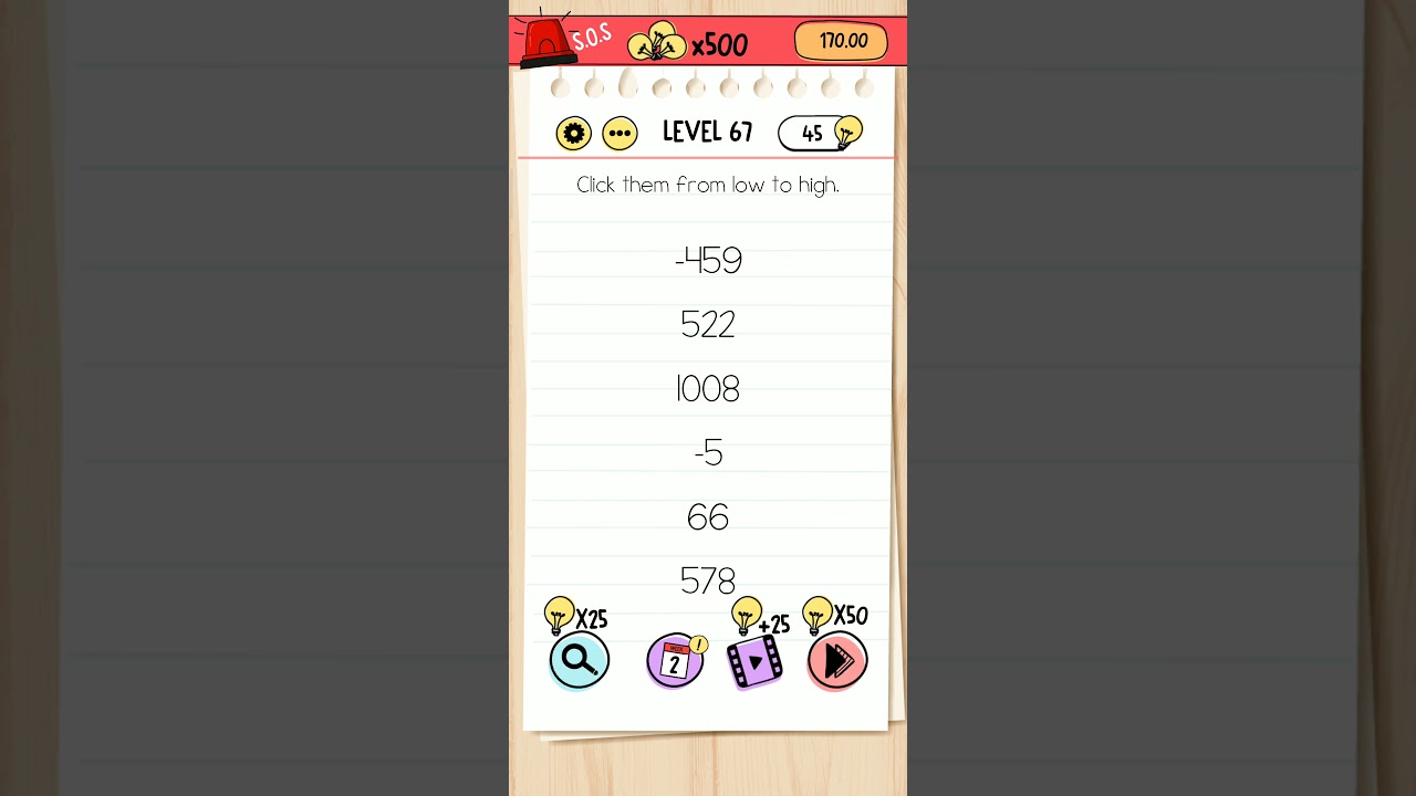 level 67 brain test - YouTube