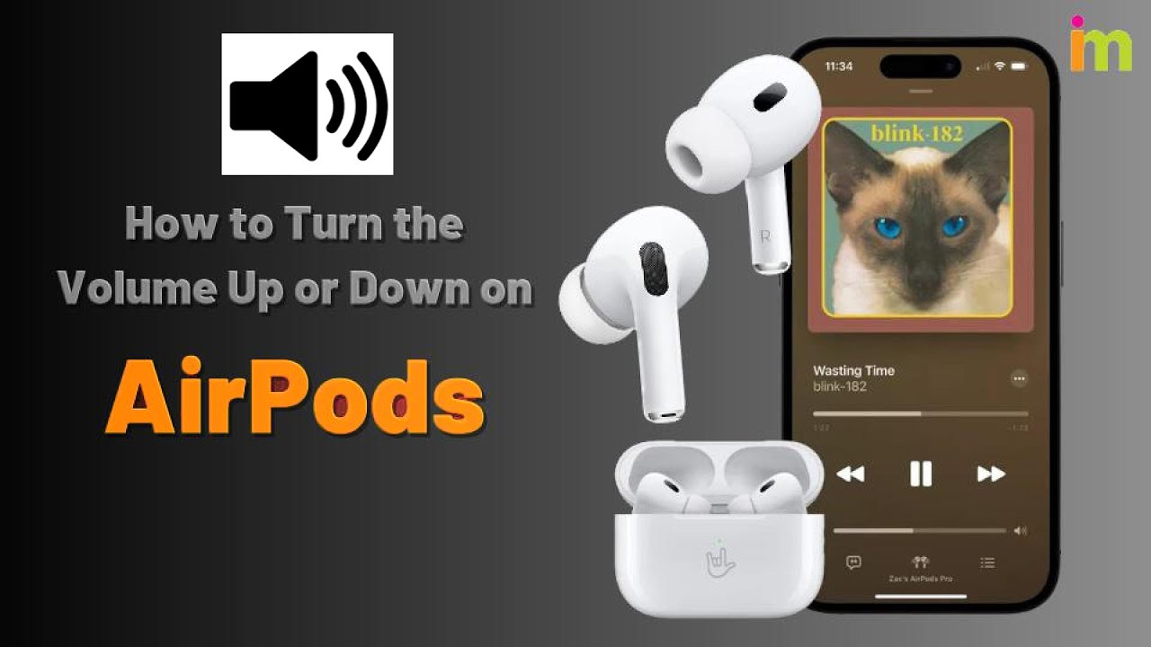 airpods volume control | airpods volume adjustment not working - YouTube