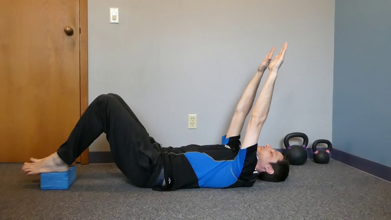 Breathing exercise for core activation, shoulder and neck pain and ...