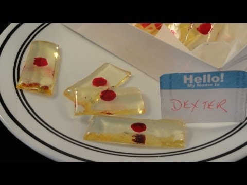 Dexter Morgan Blood Slides (Candy Glass Microscope Slides)