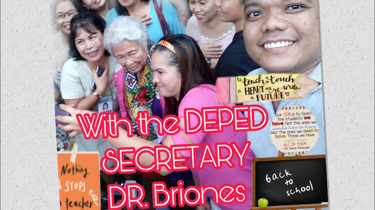 Photo Opp with the DEPED Secretary - YouTube