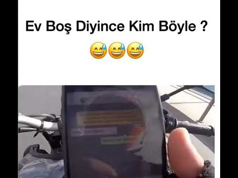 Ev bos diyince ben