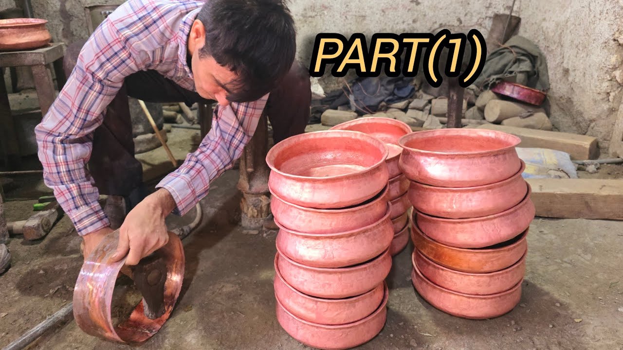 Copper: making a copper pot with copper sheet, the handiwork of an Iranian artist😍🇮🇷⚒️ - YouTube