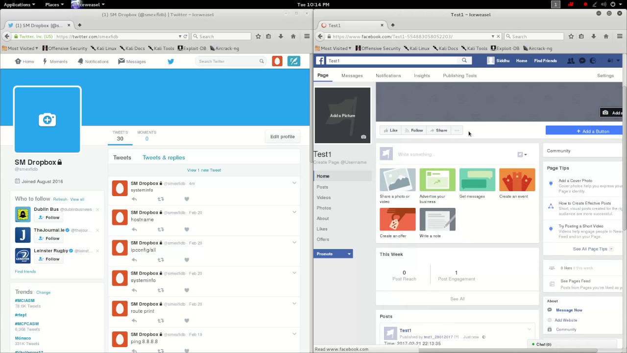 Windows backdoor using social network (Twitter and Facebook) as command ...