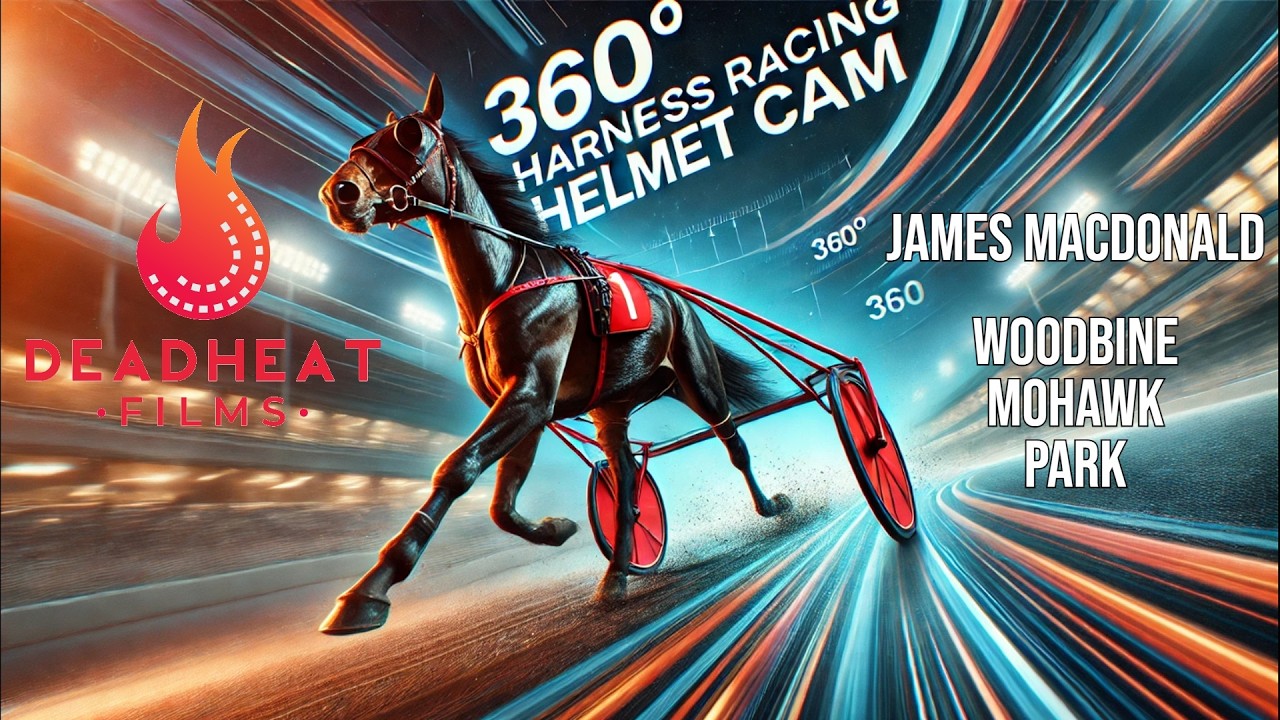 360° Helmet Cam - Harness Racing - Woodbine Mohawk Park - James ...