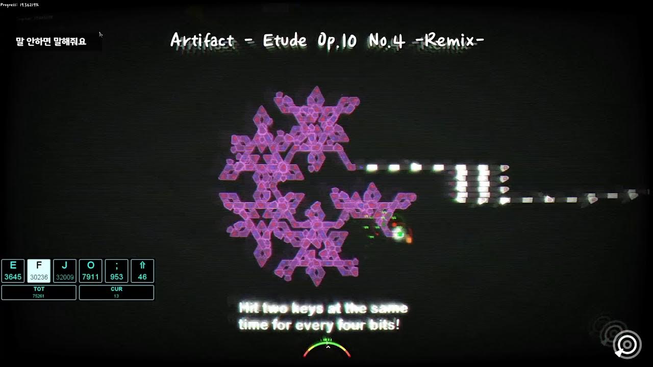 [얼불춤 커스텀] Artifact - Etude Op.10 No.4 Remix (Lv.18) [제작자: 뉴비쿤 & -K & 바퀴] - YouTube
