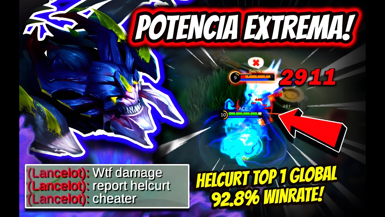 ¡NADIE PUEDE ESCAPAR DE SU ULTIMATE! HELCURT TOP 1 GLOBAL 92.8% WINRATE ...
