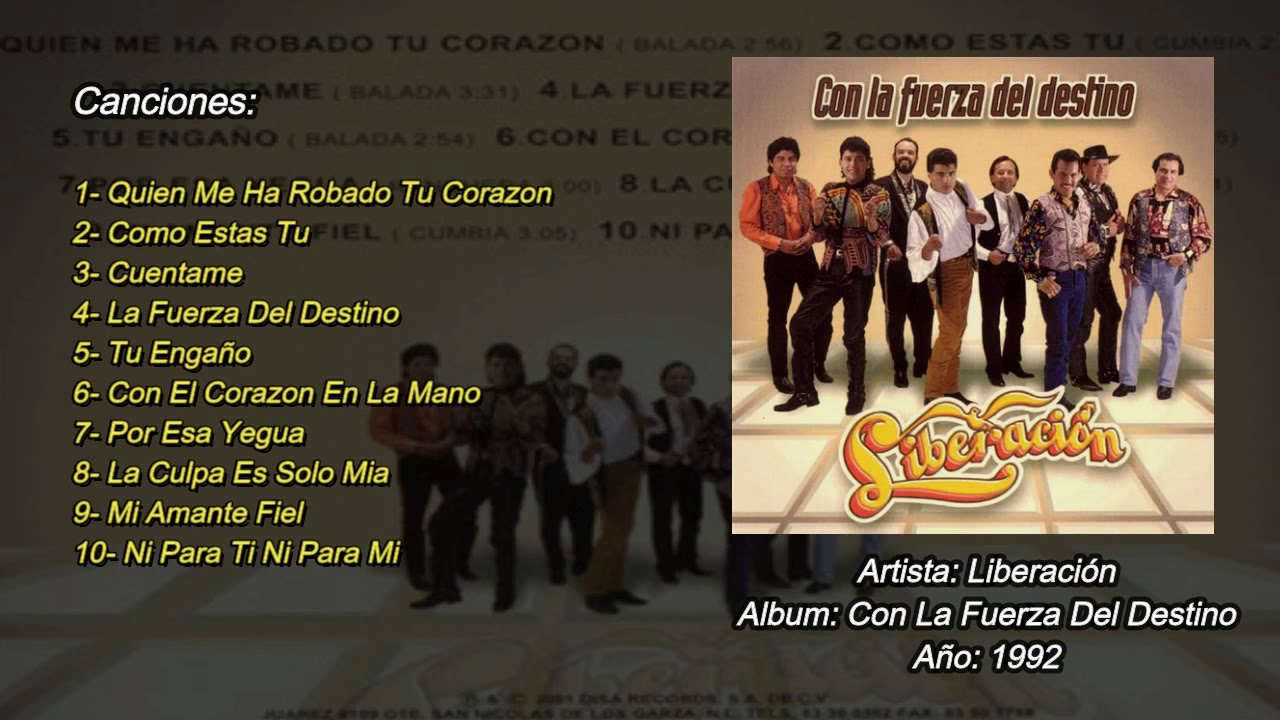 Liberación - Album: [Con La Fuerza Del Destino ] (1992) PARTE 1 Chords ...