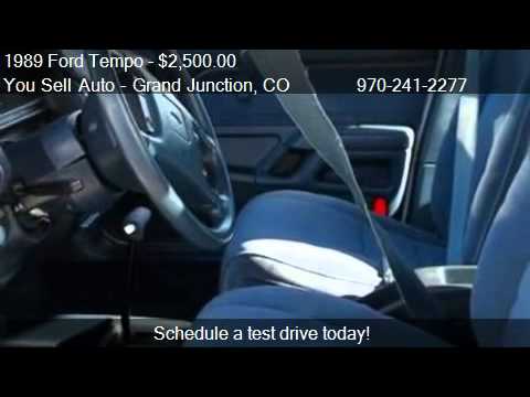 1989 Ford Tempo AWD for sale in Grand Junction, CO 81505 at - YouTube