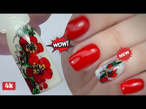 Stamping as meditation | Spring nail design | Step by step - YouTube