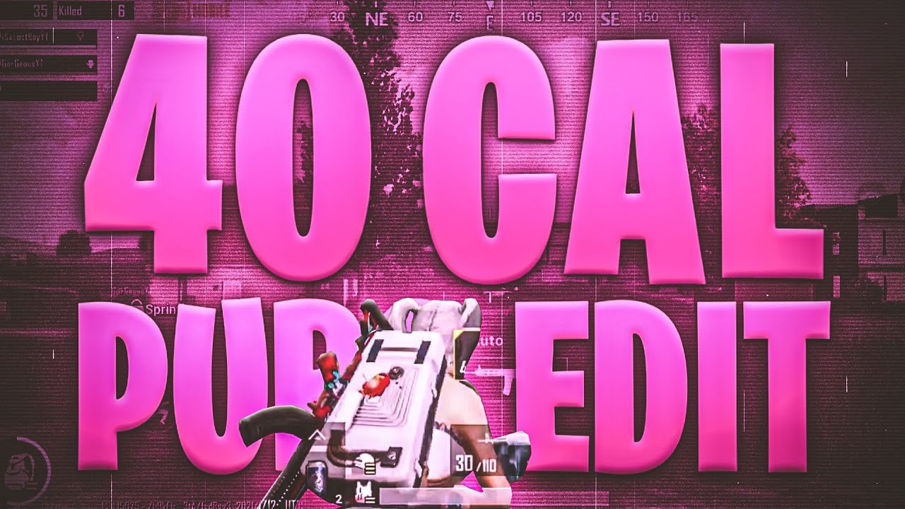 " 40 CAL " BGMI EDIT (Montage) - YouTube