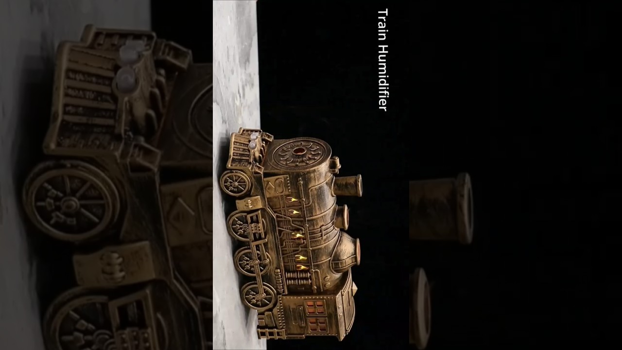 Train Humidifier with Essential Oil Diffuser - 300ml Train Cool Mist ...