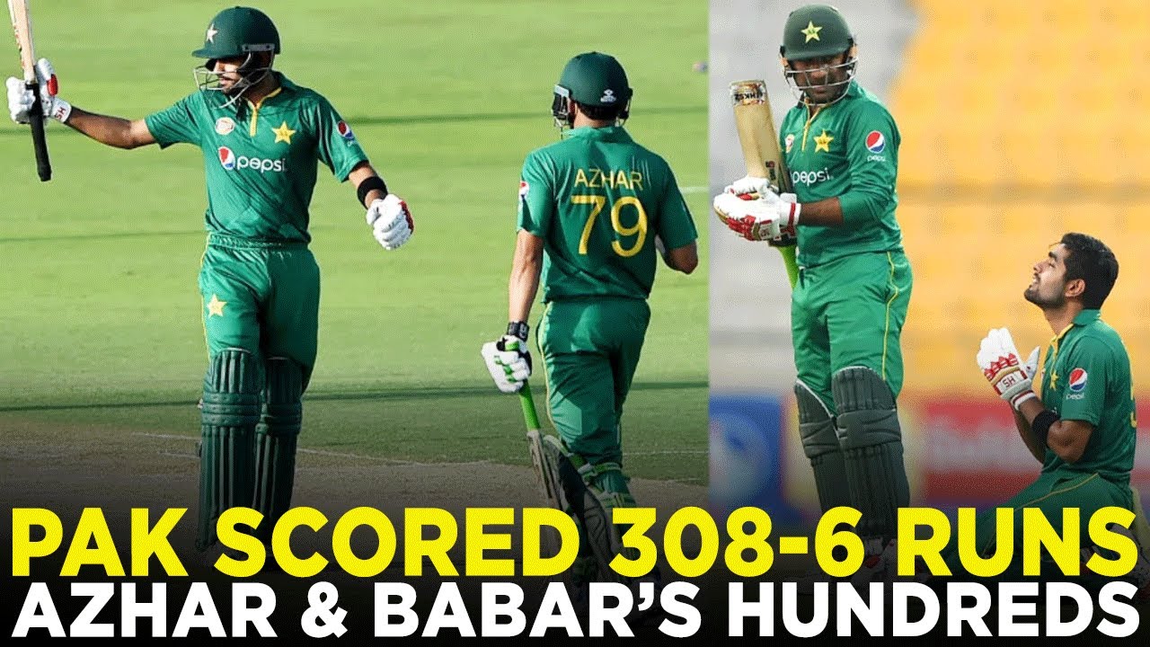 Pakistan Scored 308-6 Runs | Azhar Ali & Babar Azam Shines With ...