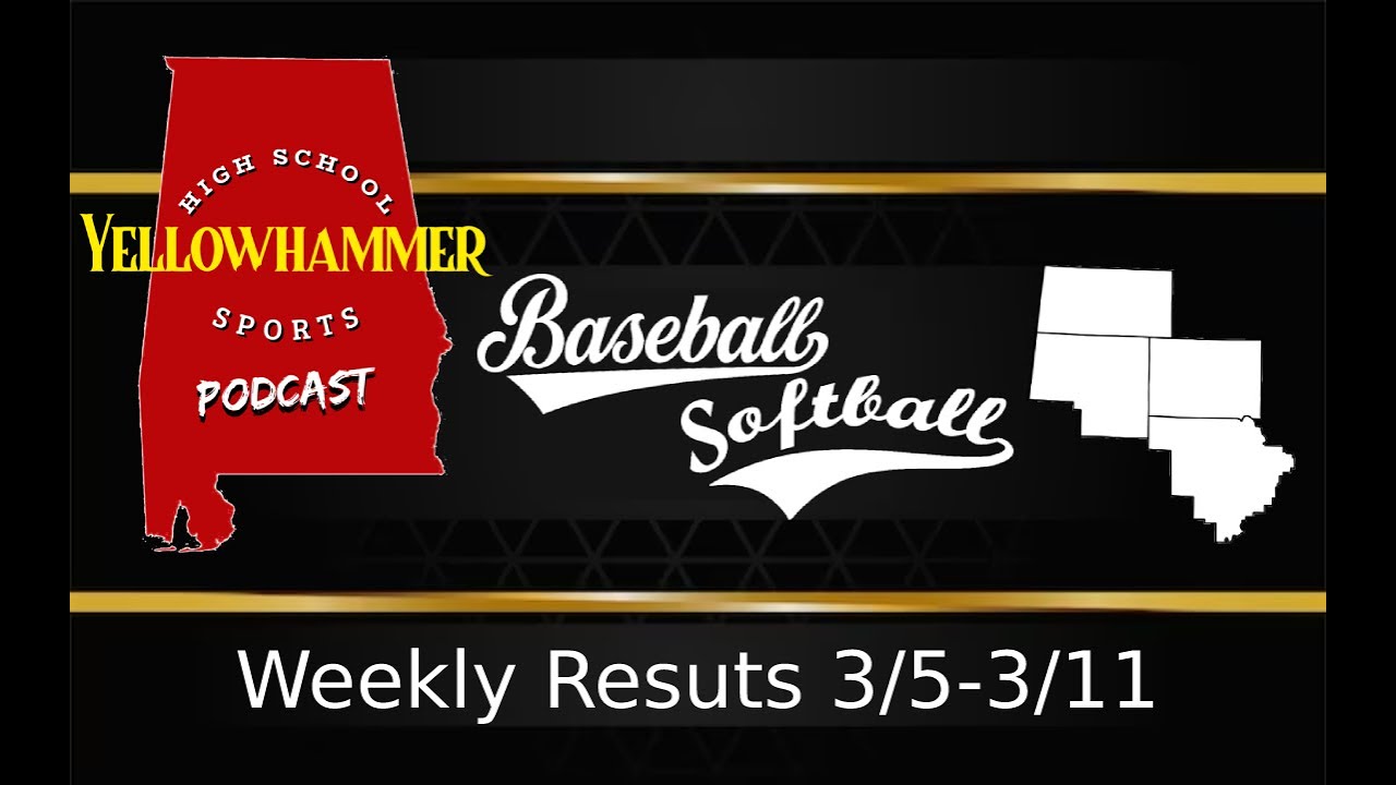 Yellowhammer Sports Podcast: Episode 31: Baseball and Softball Recap ...
