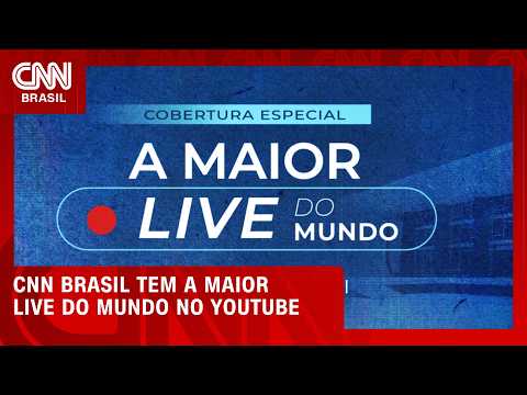 CNN Brasil tem a maior live do mundo no YouTube com julgamento no STF | LIVE CNN