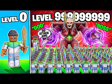 I made 999,999,999 Roblox Soldiers and built the LARGEST ARMY in the WORLD..