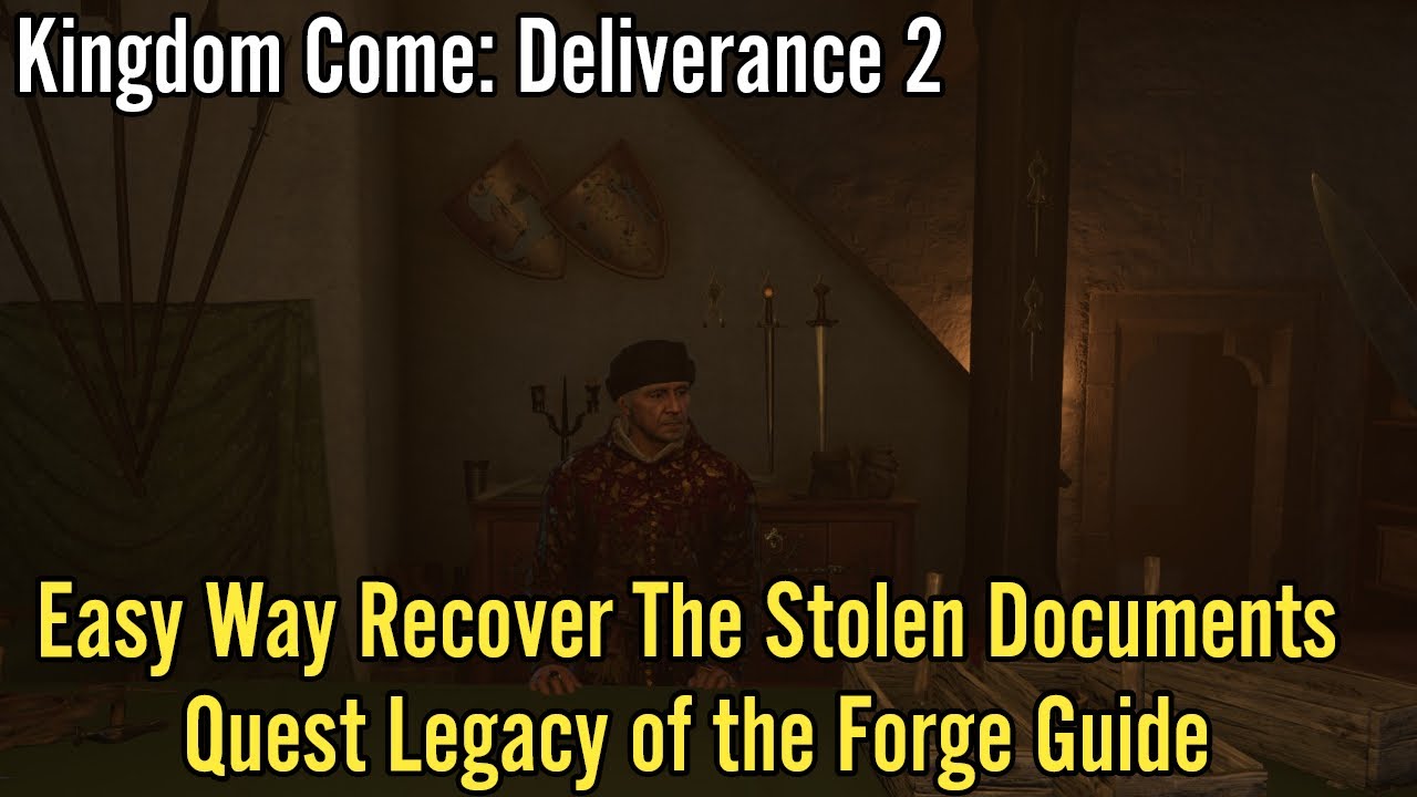 Kingdom Come: Deliverance 2, Easy Way Recover The Stolen Documents ...