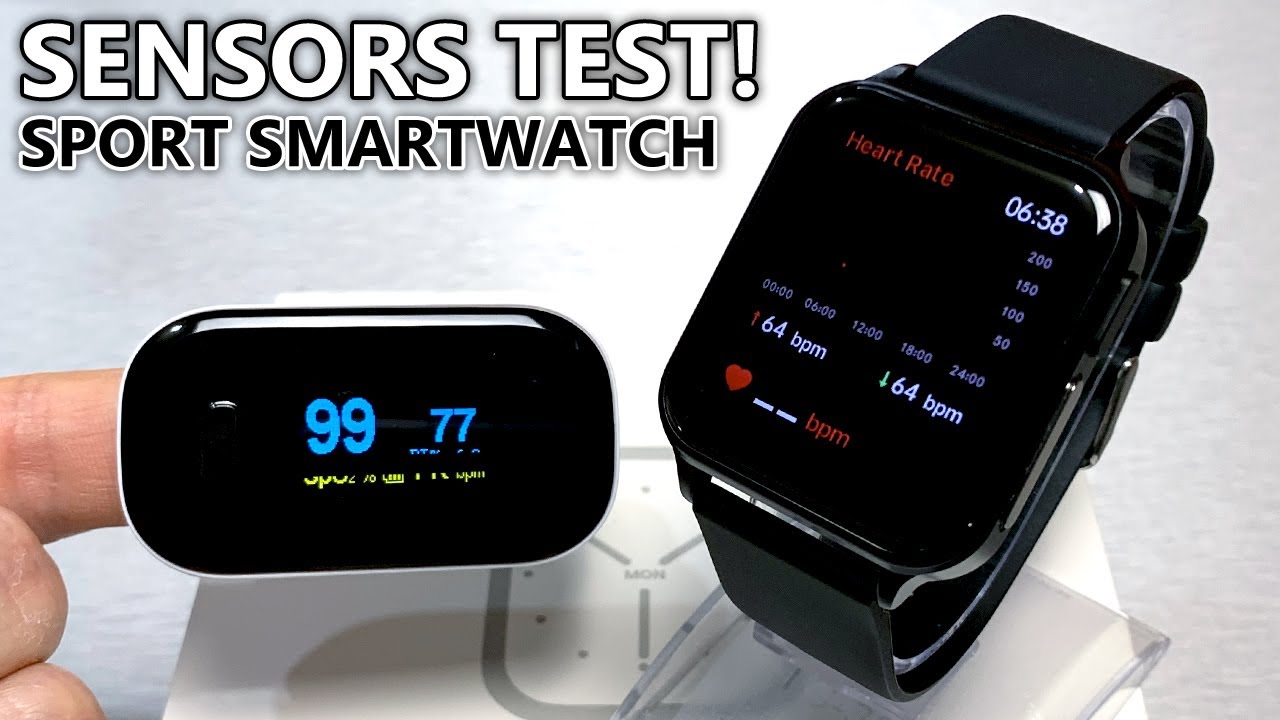 SPORT SmartWatch BEARSCOME Veepoo Watch RIG - Sensors Test (ECG, EKG ...